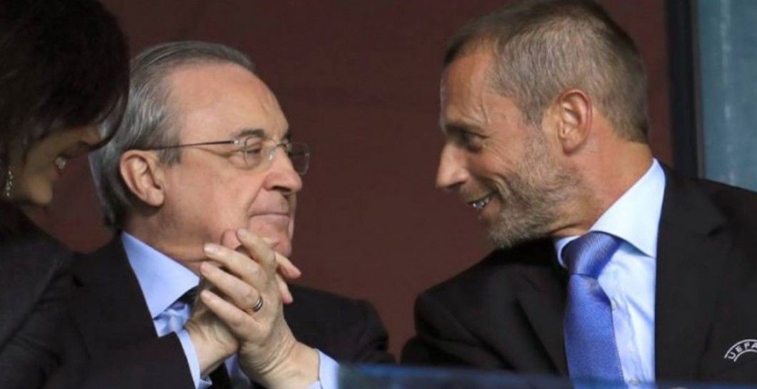 Florentino y Ceferin se verán las caras tras la polémica de la Superliga