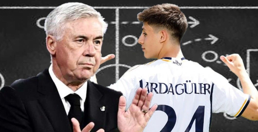 Ancelotti ensaya con Arda Güler como extremo para aprovechar su ...