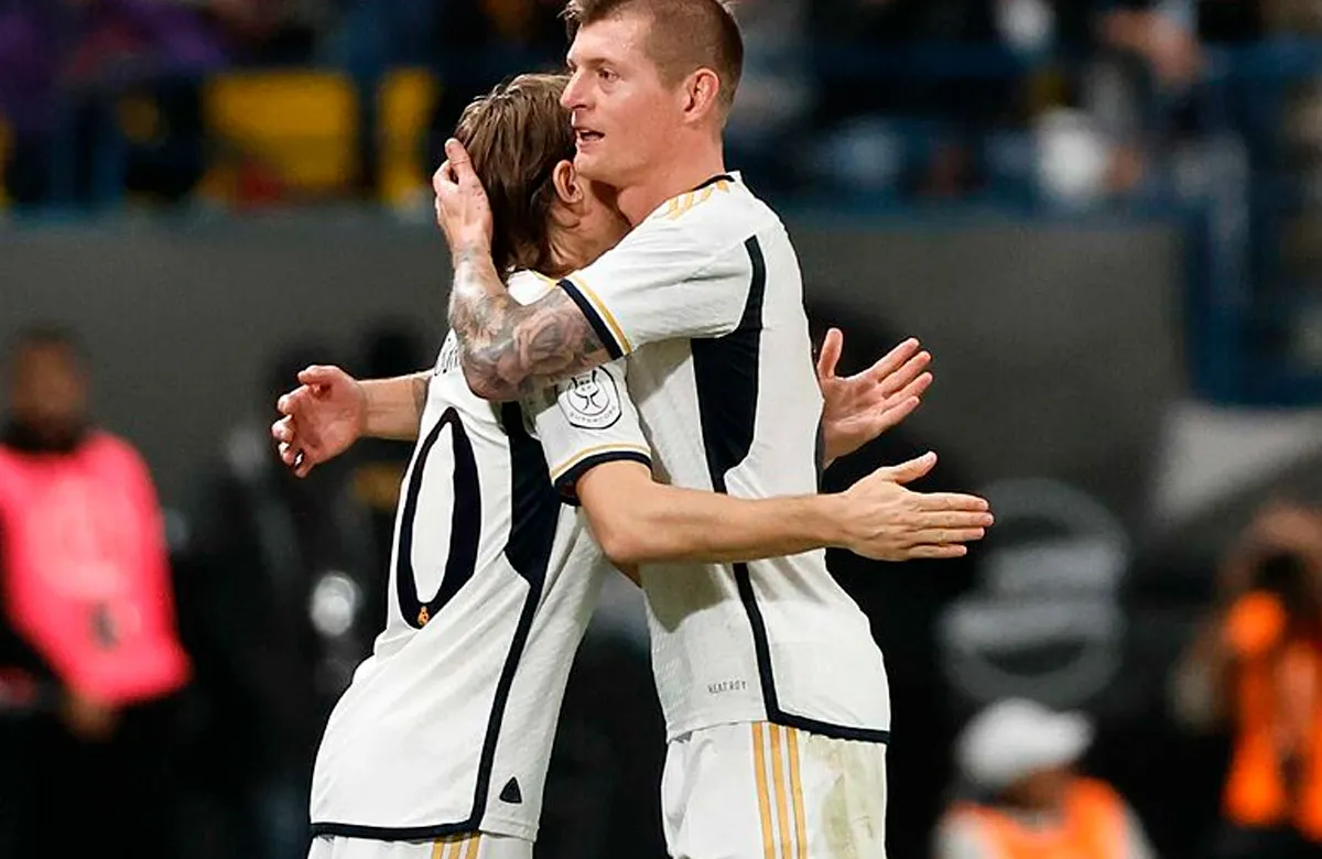 Emotiva despedida de Toni Kroos del Real Madrid junto a Luka Modric