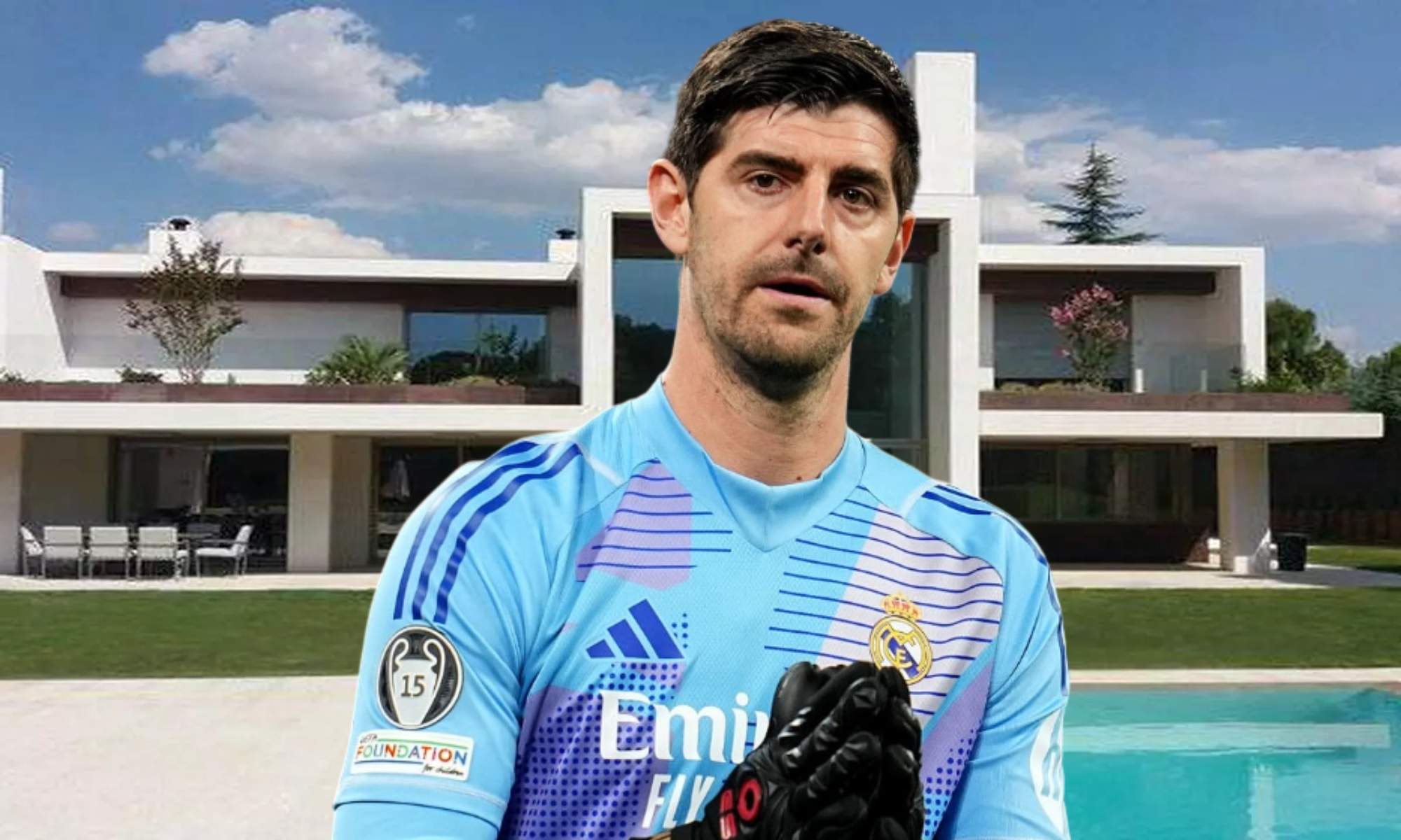Courtois vende su mansión por 4,5 millones y se muda al bosque a otra ...