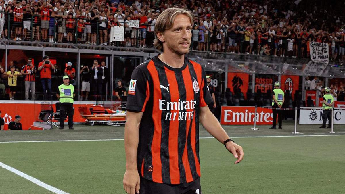 Modric comparó San Siro con el Bernabéu tras debutar con el Milan: "Es ...