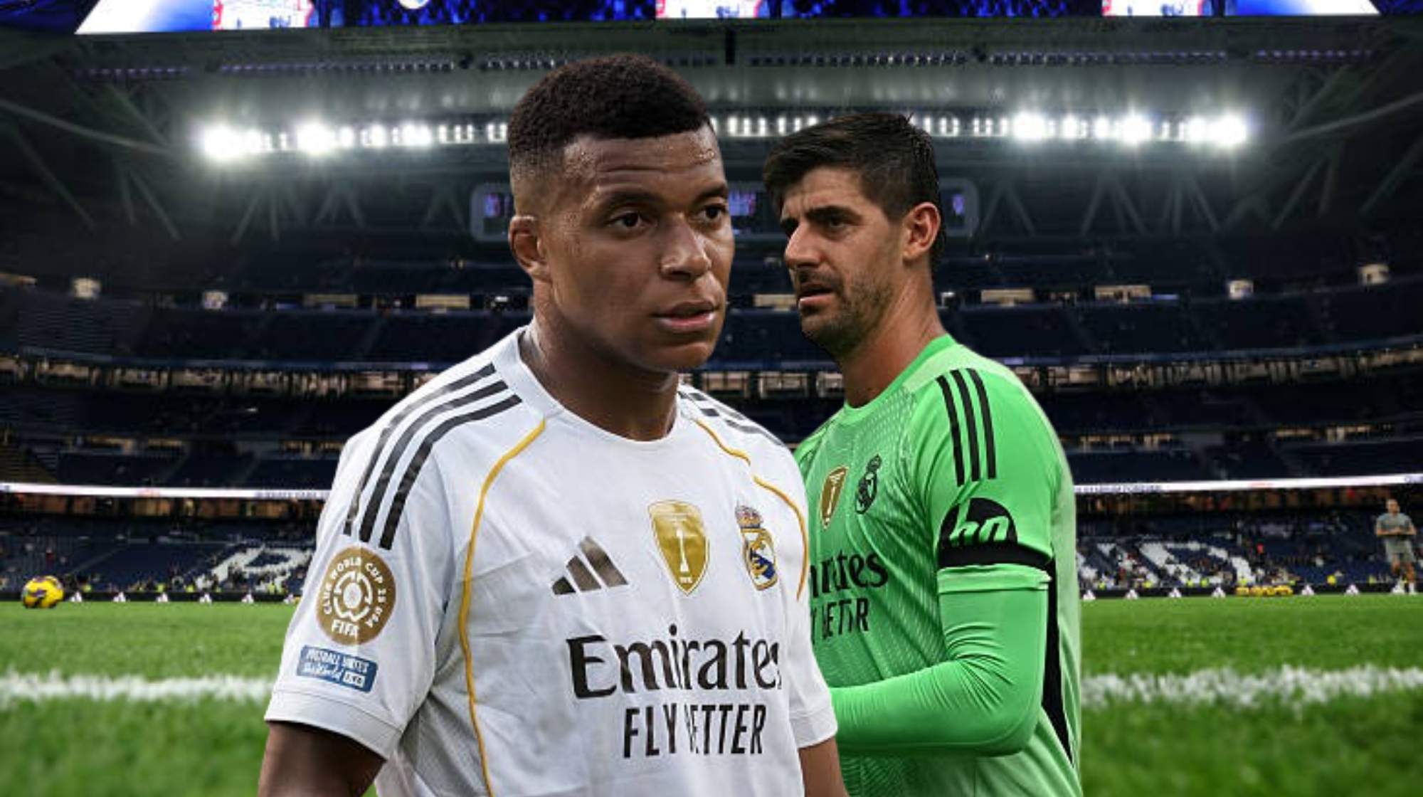 El reto de Mbappé y Courtois